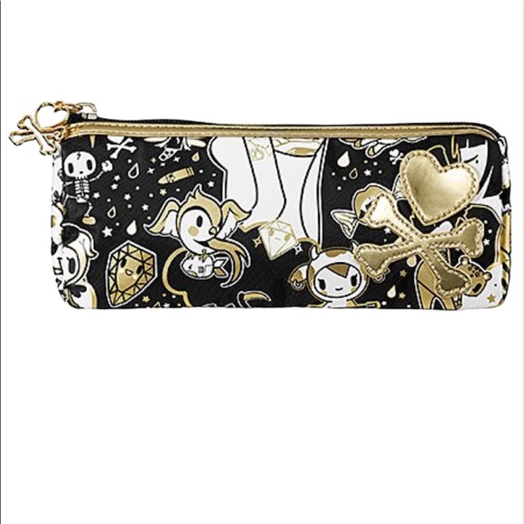 tokidoki | Bags | Nwt Tokidoki 24 Karat Gold Heart Pencil Case Cosmetic ...